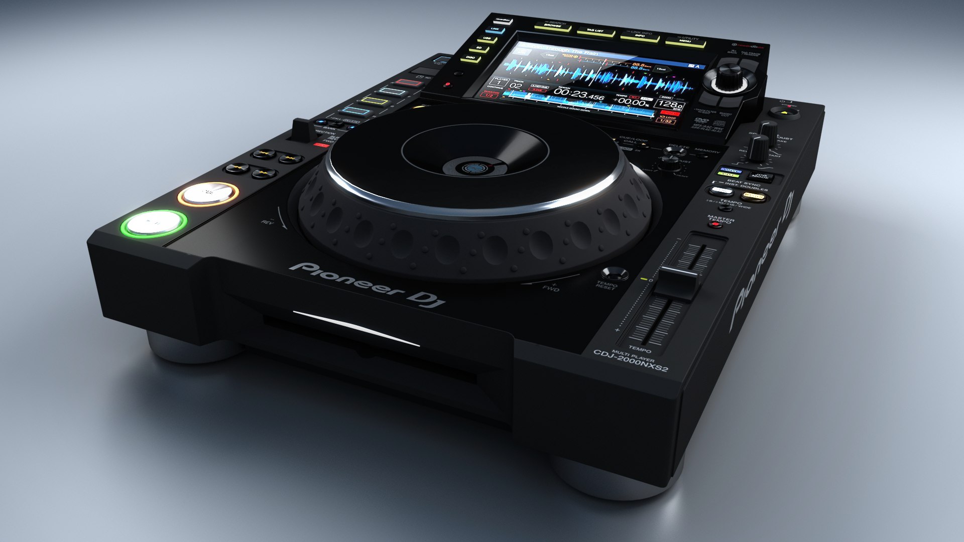Pioneer DJ CDJ-2000NXS2 3D model - TurboSquid 2155274