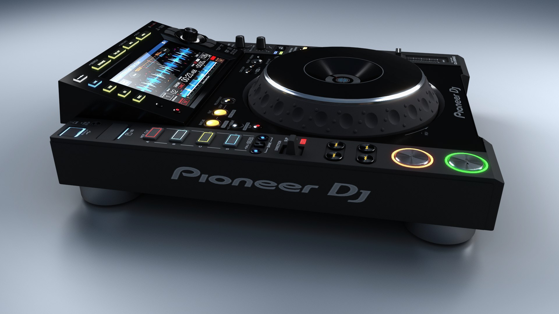 Pioneer DJ CDJ-2000NXS2 3D model - TurboSquid 2155274