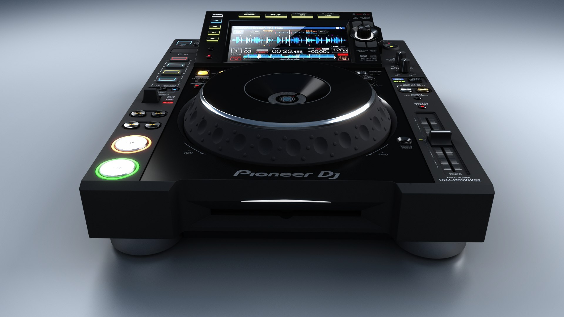 Pioneer DJ CDJ-2000NXS2 3D model - TurboSquid 2155274
