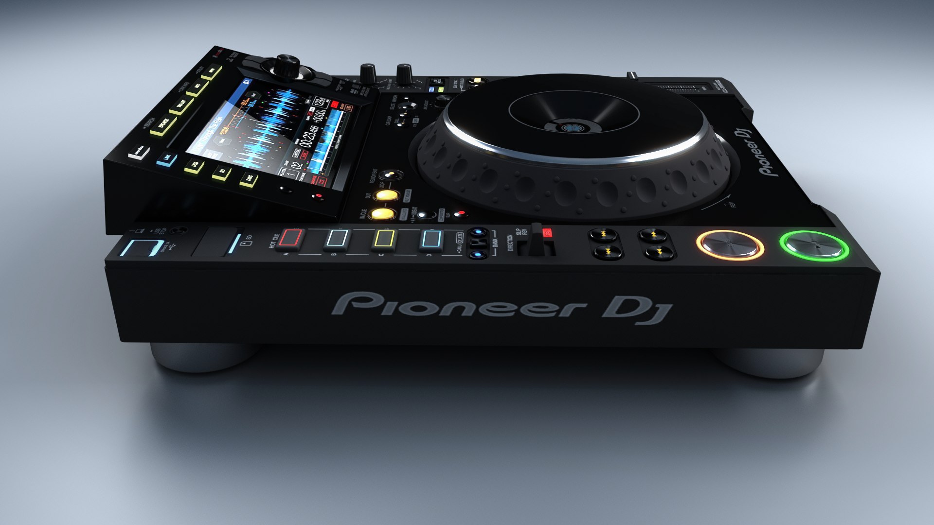 Pioneer DJ CDJ-2000NXS2 3D model - TurboSquid 2155274
