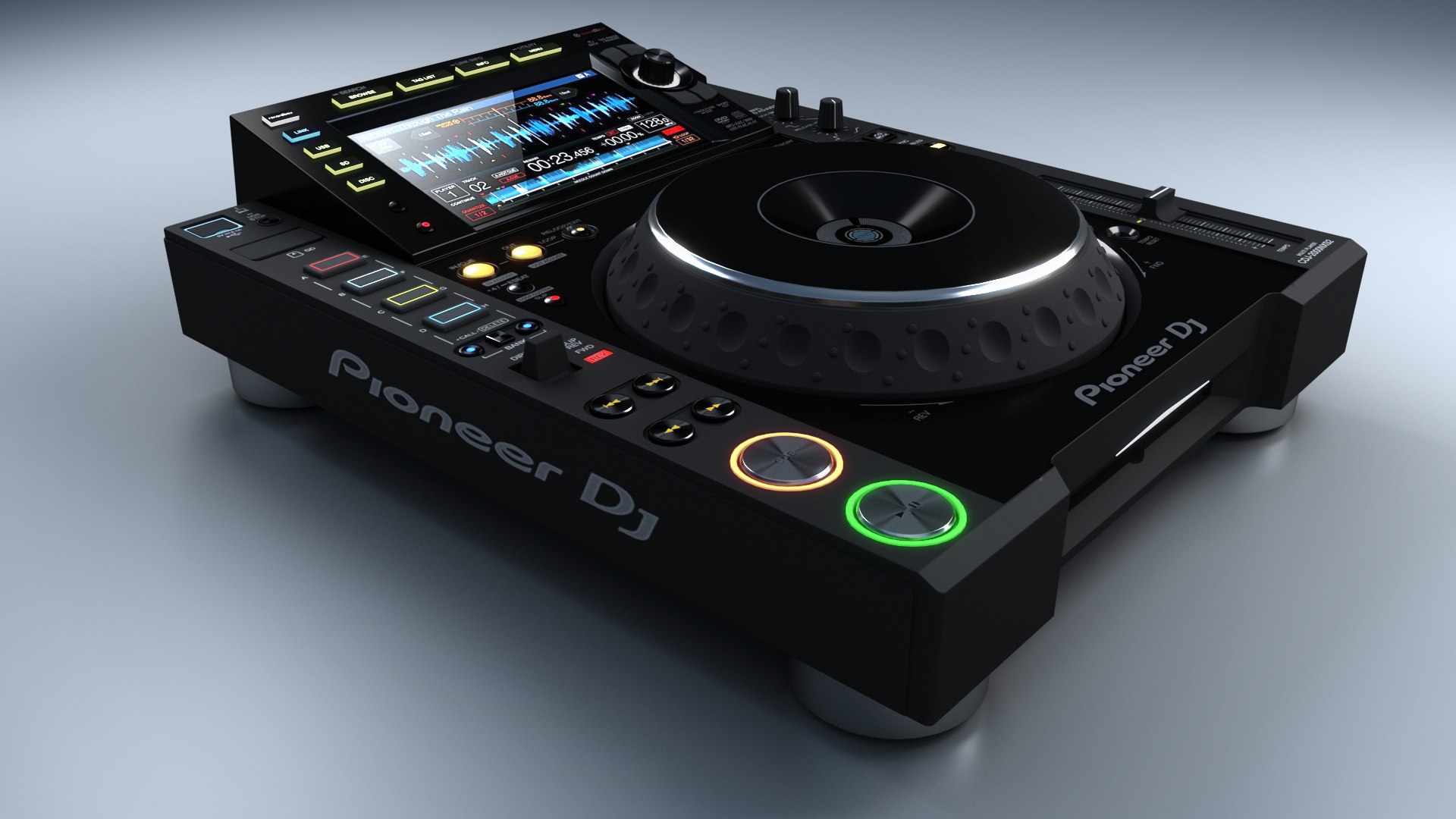 Pioneer DJ CDJ-2000NXS2 3D model - TurboSquid 2155274