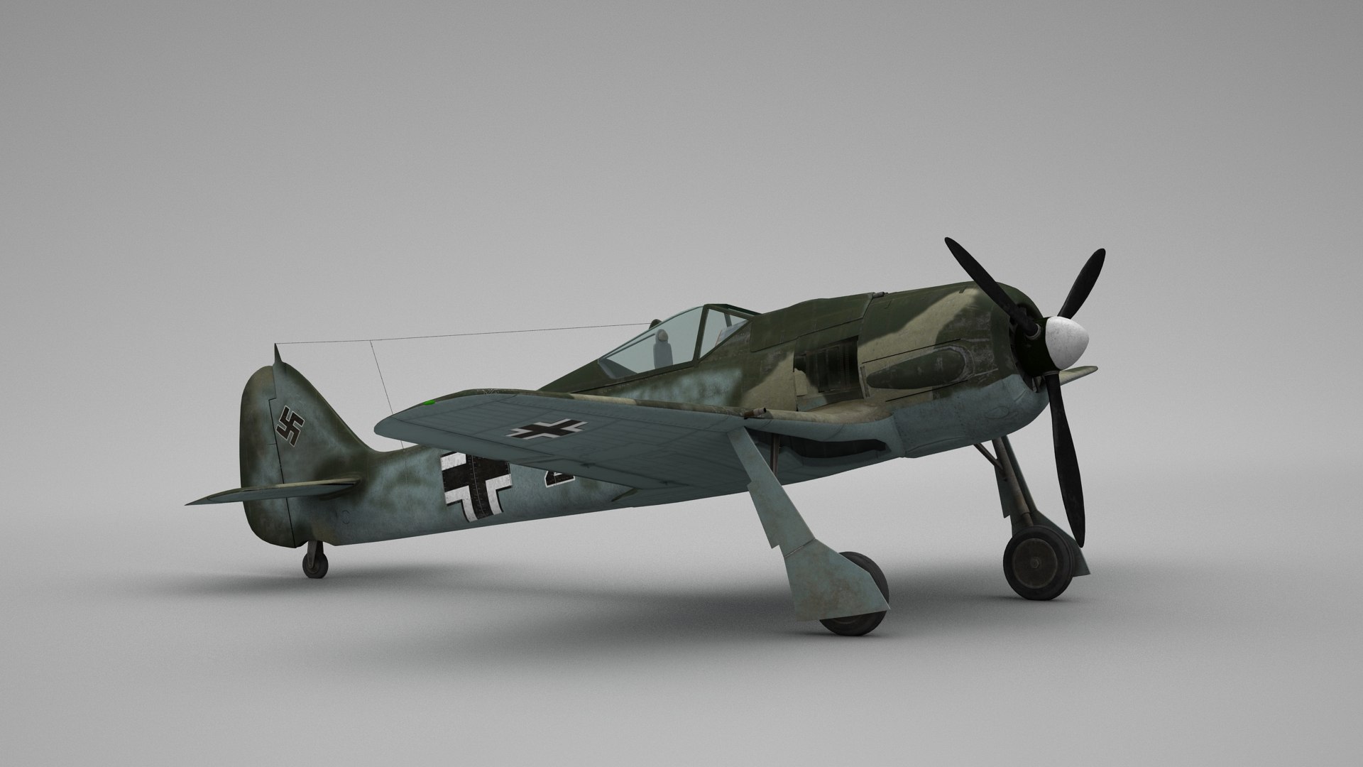 Focke Wulf FW 190 Model - TurboSquid 2011568