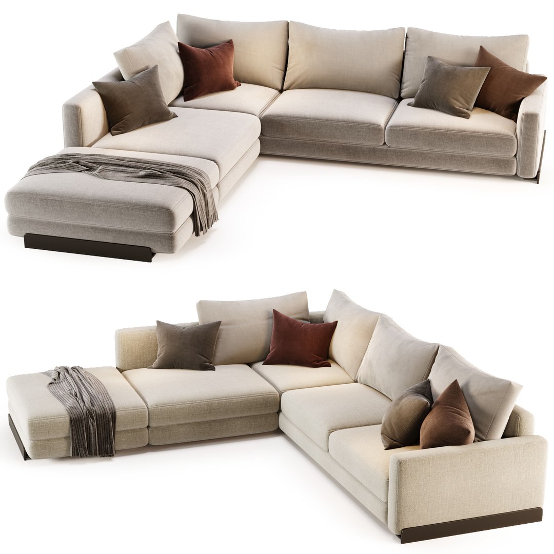 Arflex Rendez-Vous D 120 Sofa 3D model - TurboSquid 2106753