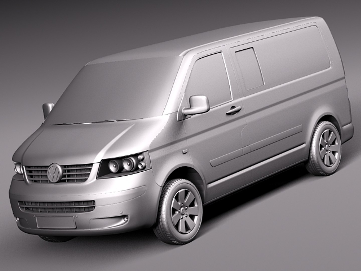 Germany Van Volkswagen 2009 3d 3ds