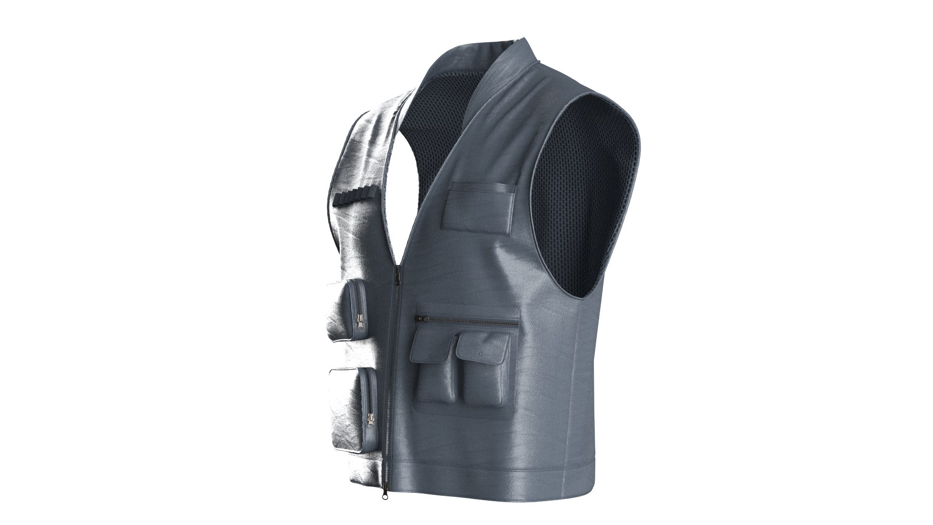 Male Vest 3D Model - TurboSquid 2277451