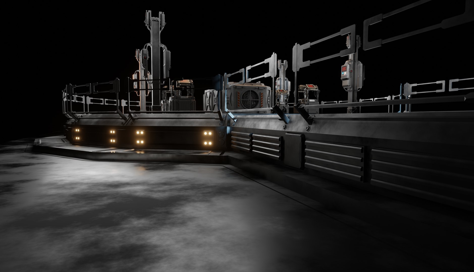 Main Computer In Control Room 3D Model - TurboSquid 2102836