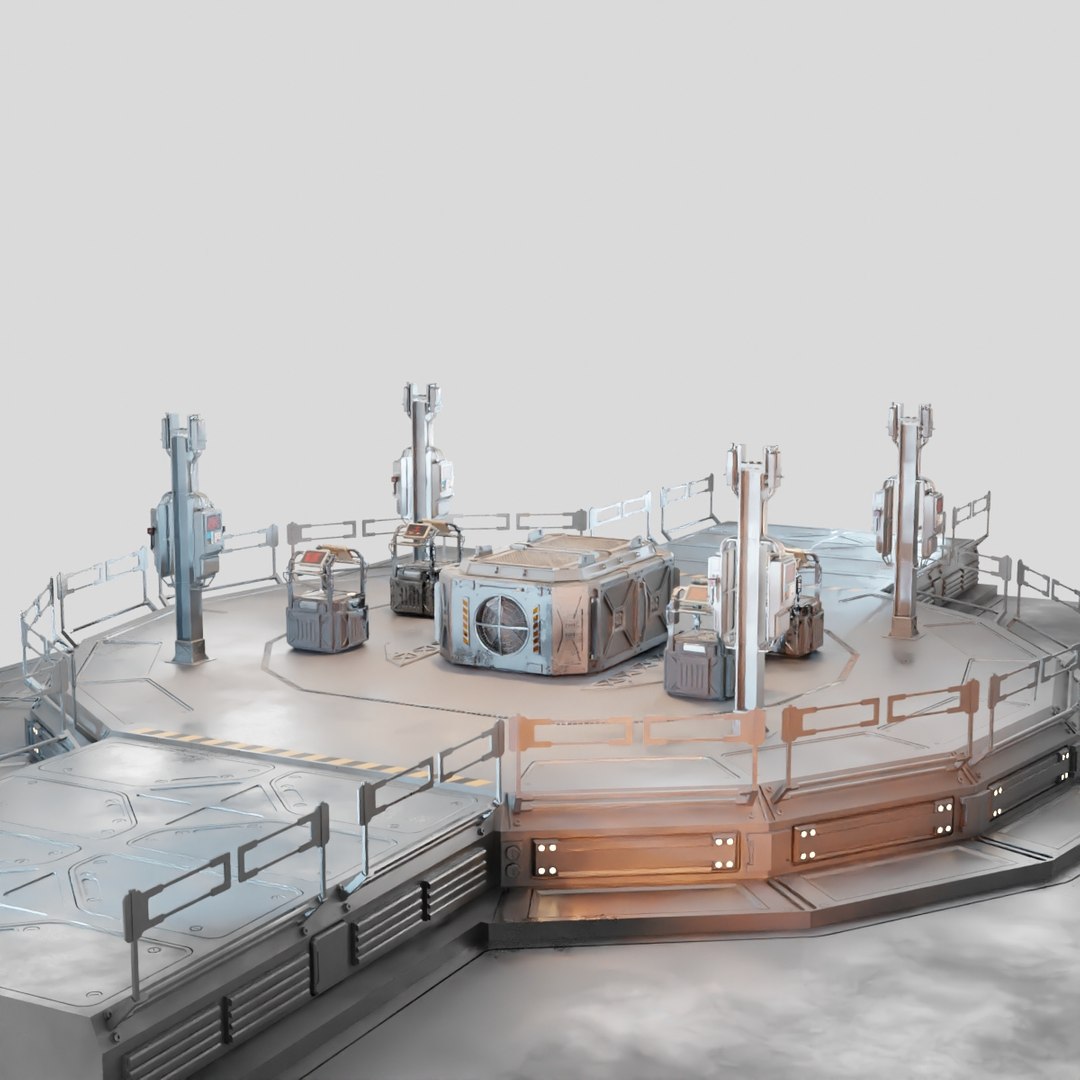 Main Computer In Control Room 3D Model - TurboSquid 2102836