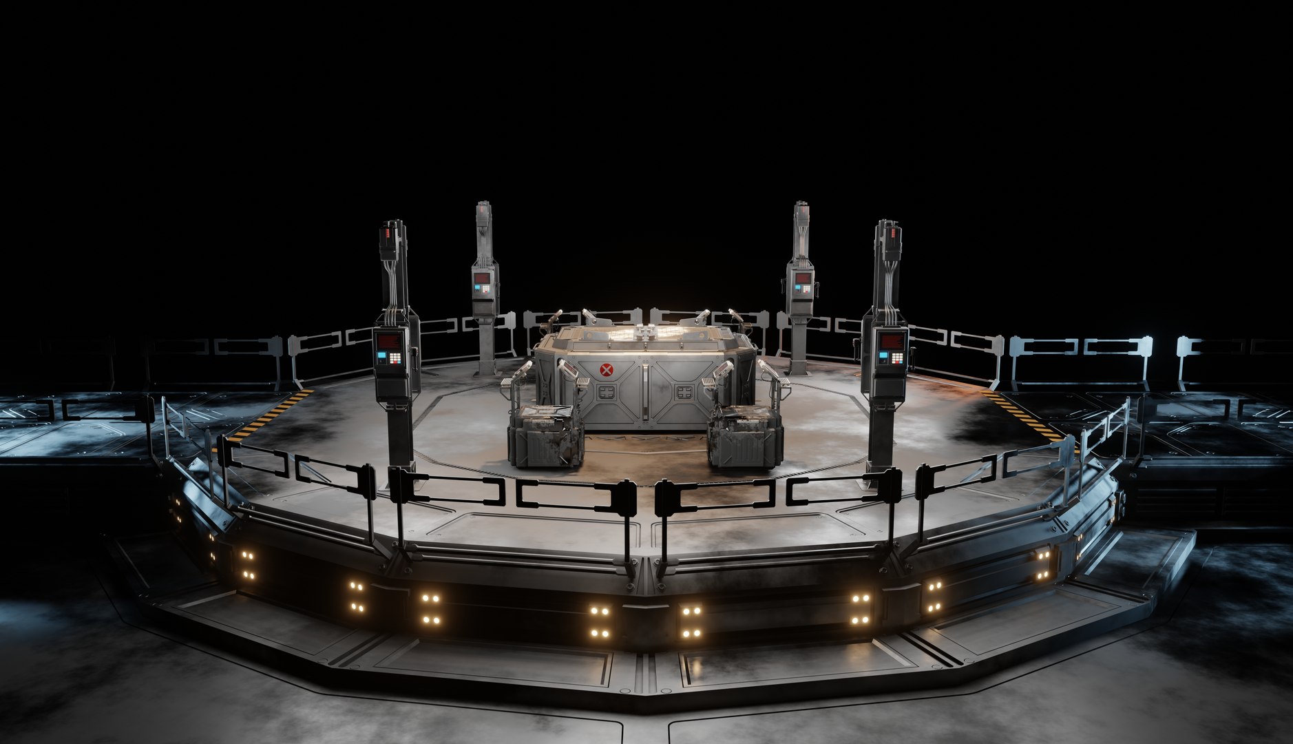 Main Computer In Control Room 3D Model - TurboSquid 2102836