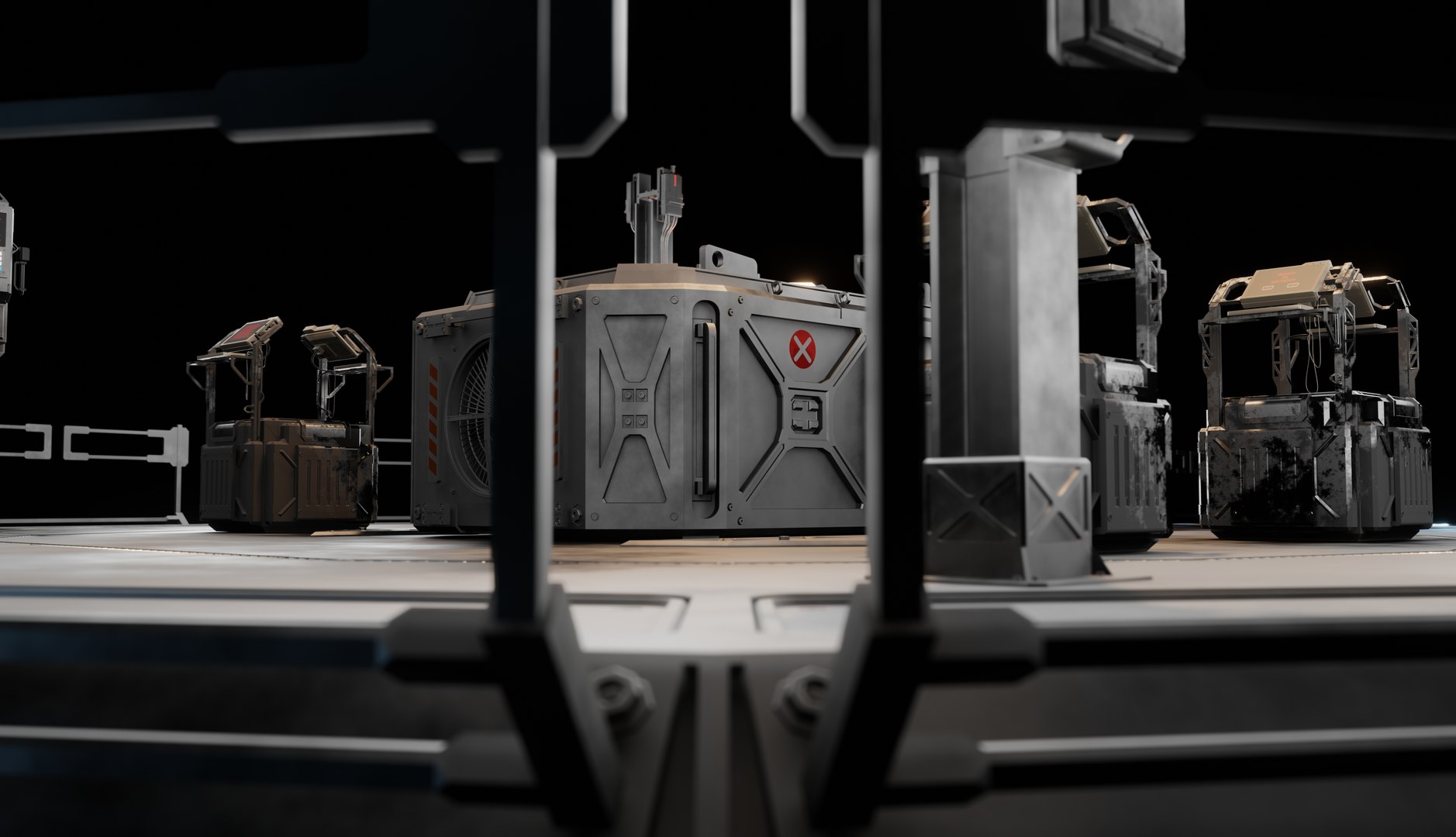 Main Computer In Control Room 3D Model - TurboSquid 2102836