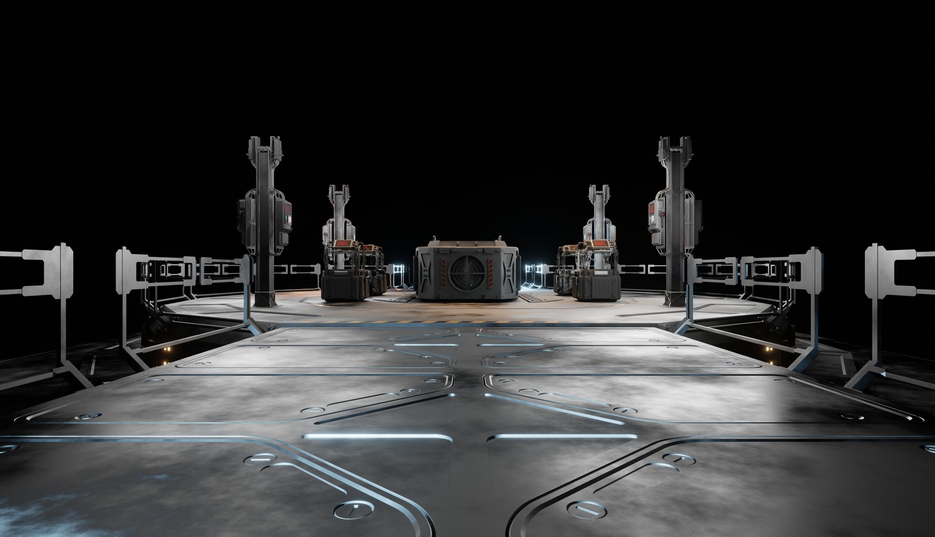 Main Computer In Control Room 3D Model - TurboSquid 2102836