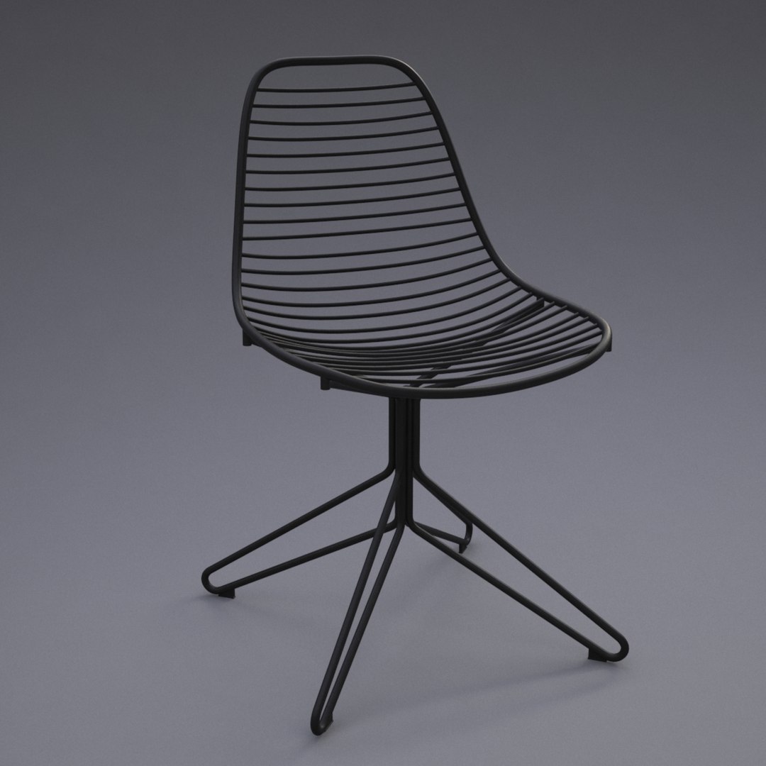 Black Steel Chair Max