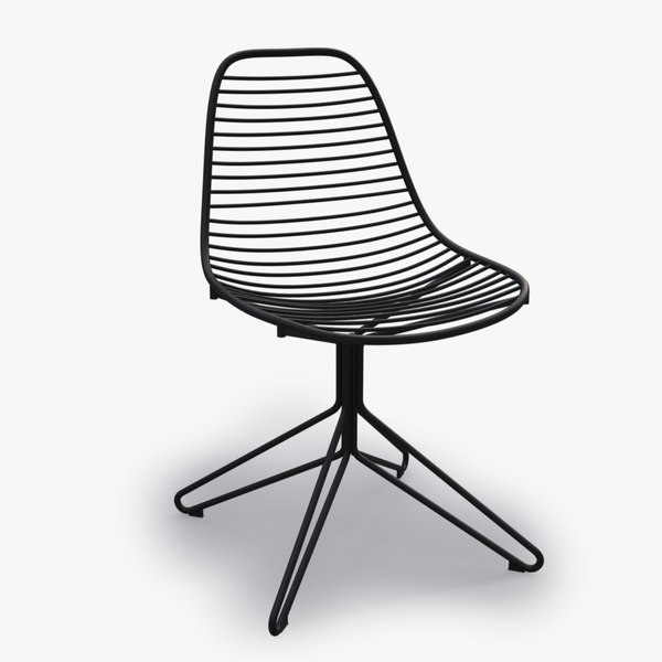 black steel chair max