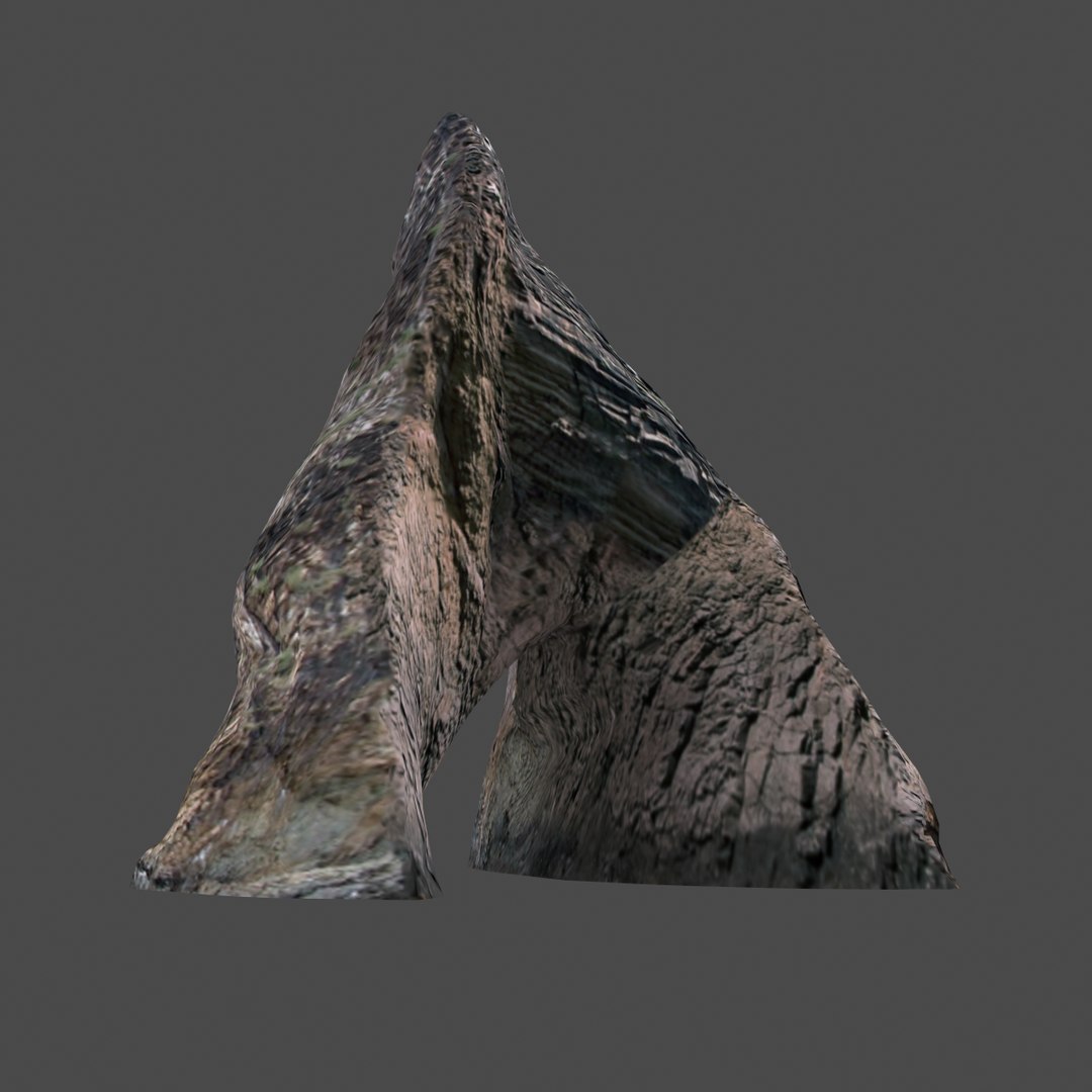 3d model sea rock