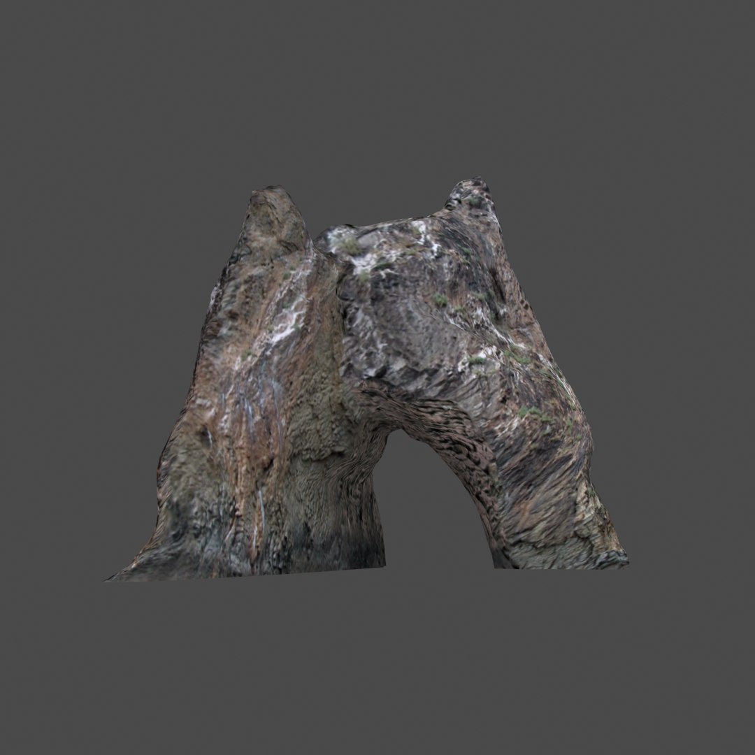 3d model sea rock