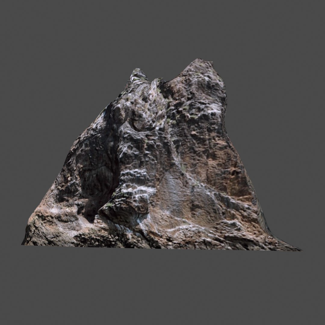 3d model sea rock