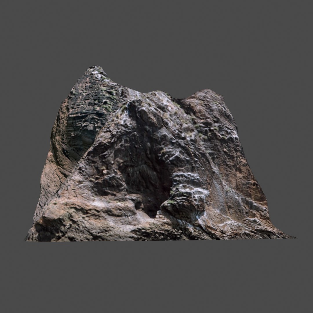 3d model sea rock