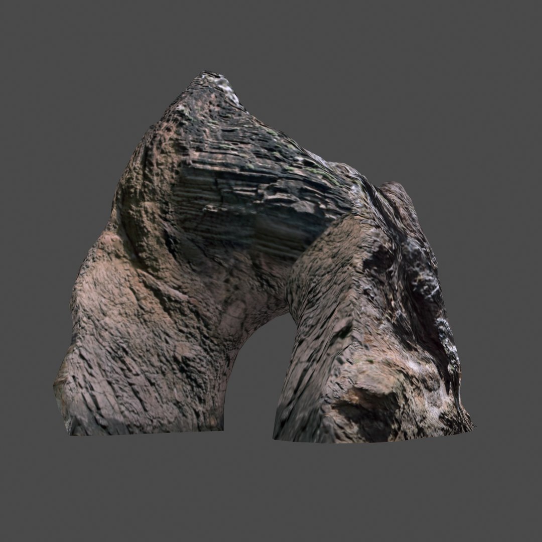 3d model sea rock