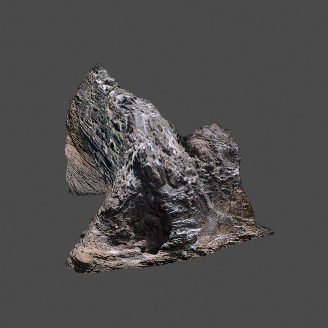 3d model sea rock