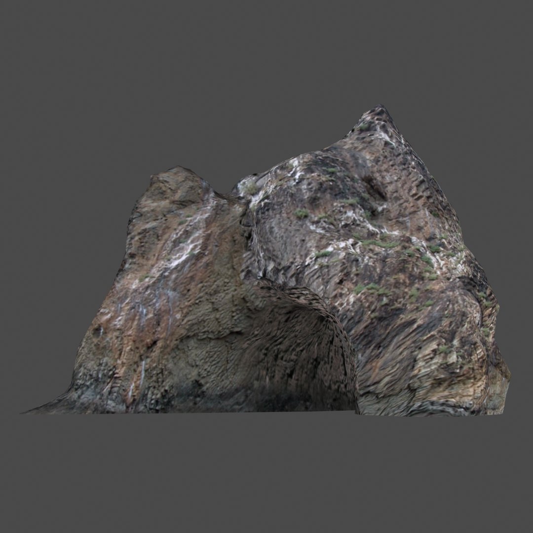 3d model sea rock