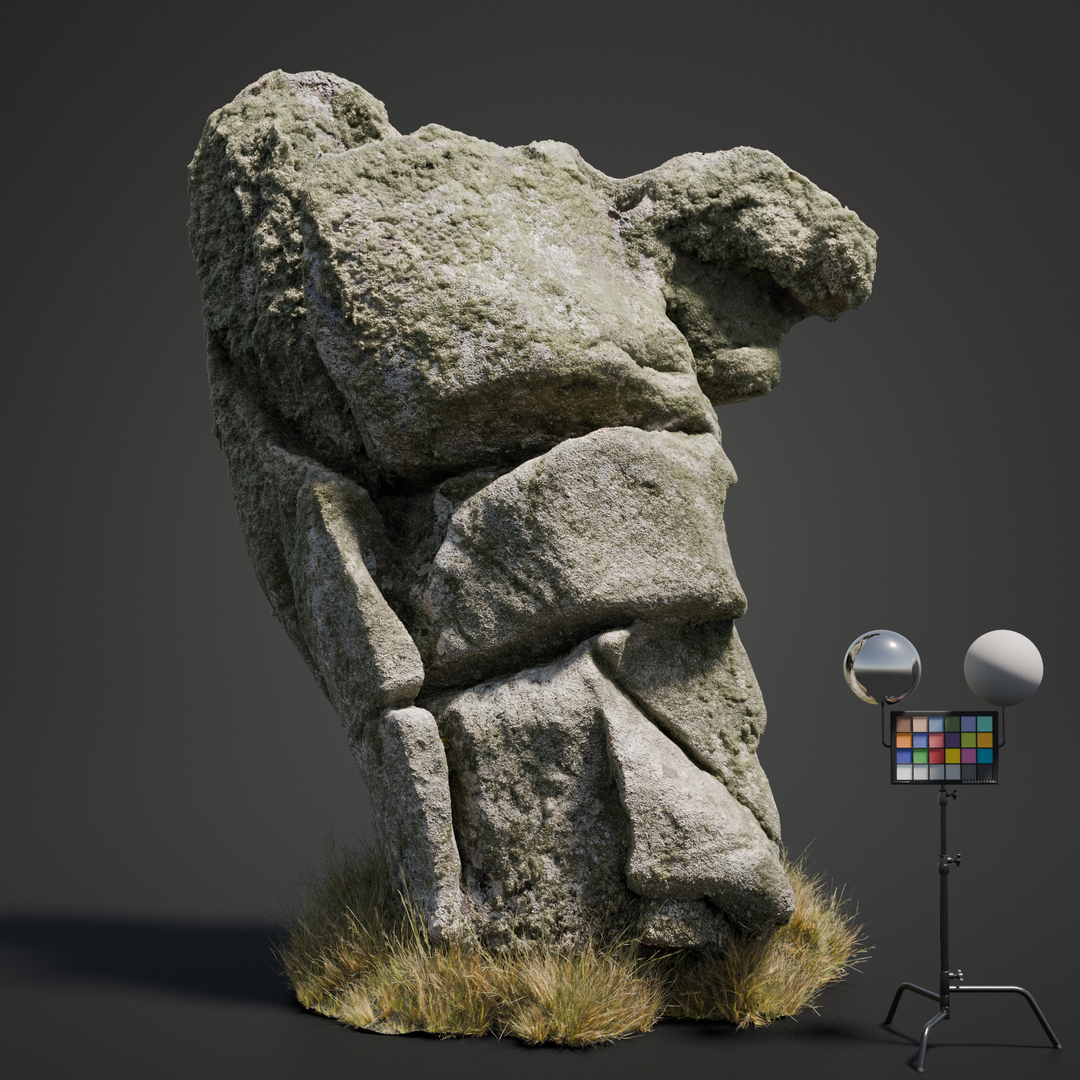Large Granite Rock 3D Scan 8K Photogrammetry 3D Model - TurboSquid 2281639