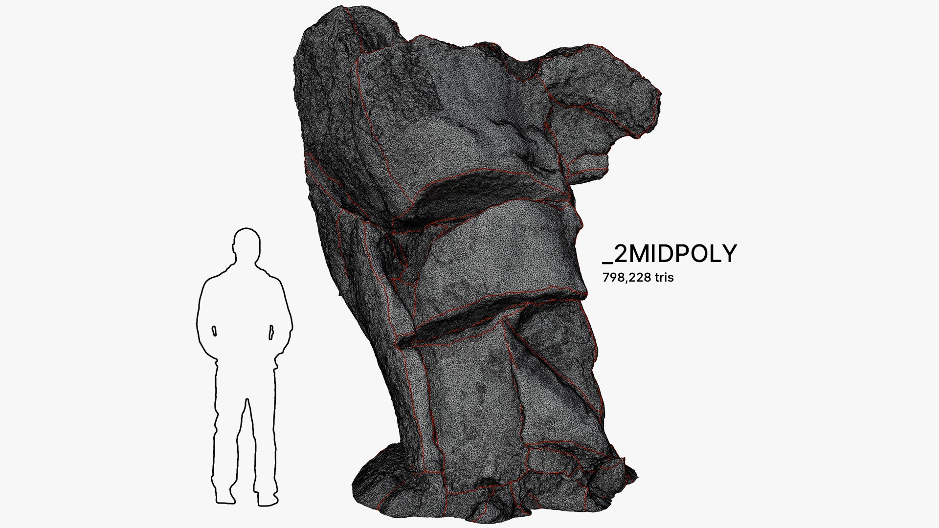 Large Granite Rock 3D Scan 8K Photogrammetry 3D Model - TurboSquid 2281639