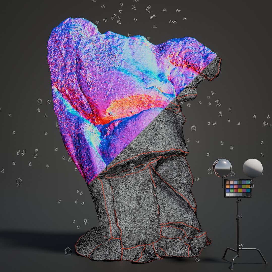 Large Granite Rock 3D Scan 8K Photogrammetry 3D Model - TurboSquid 2281639