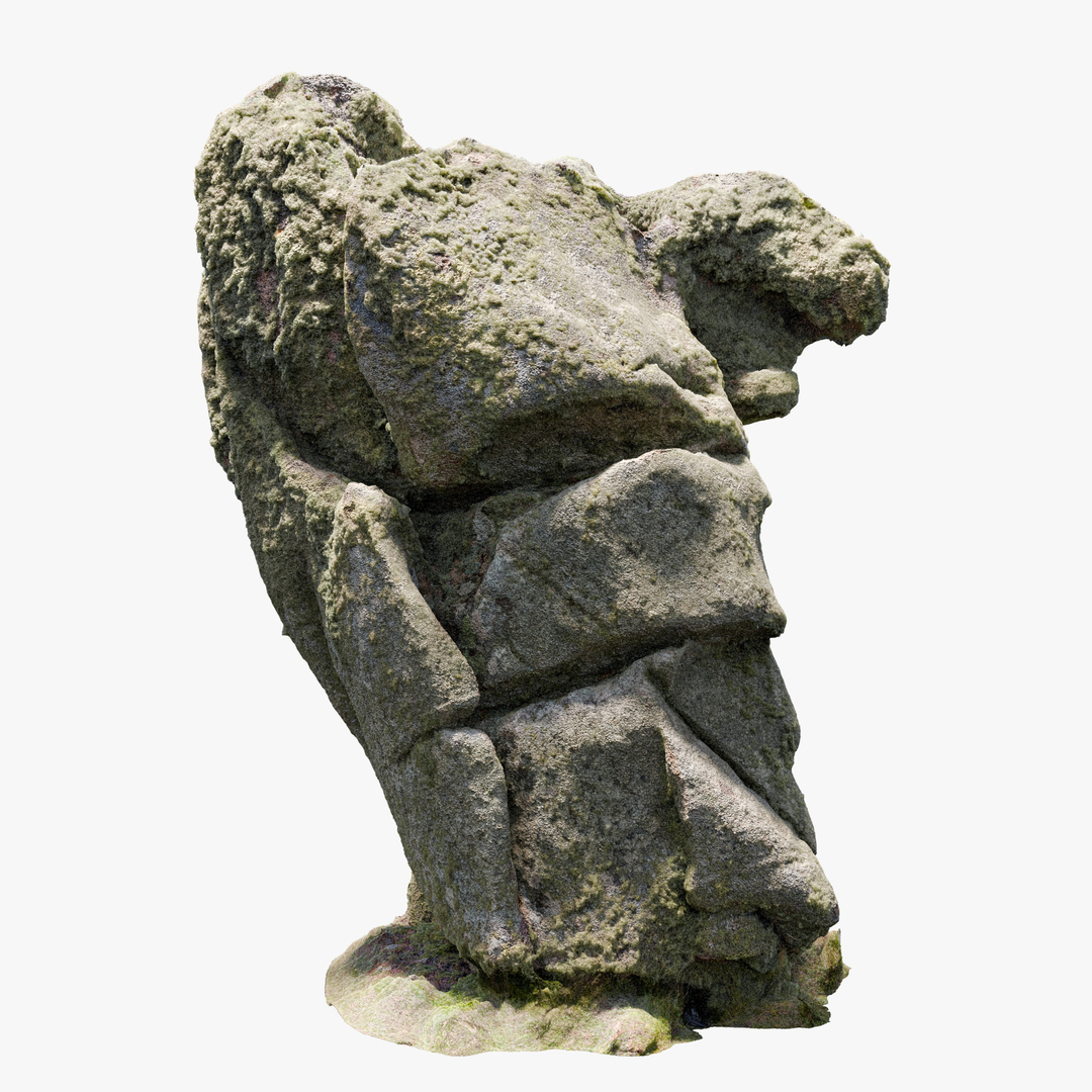 Large Granite Rock 3D Scan 8K Photogrammetry 3D Model - TurboSquid 2281639