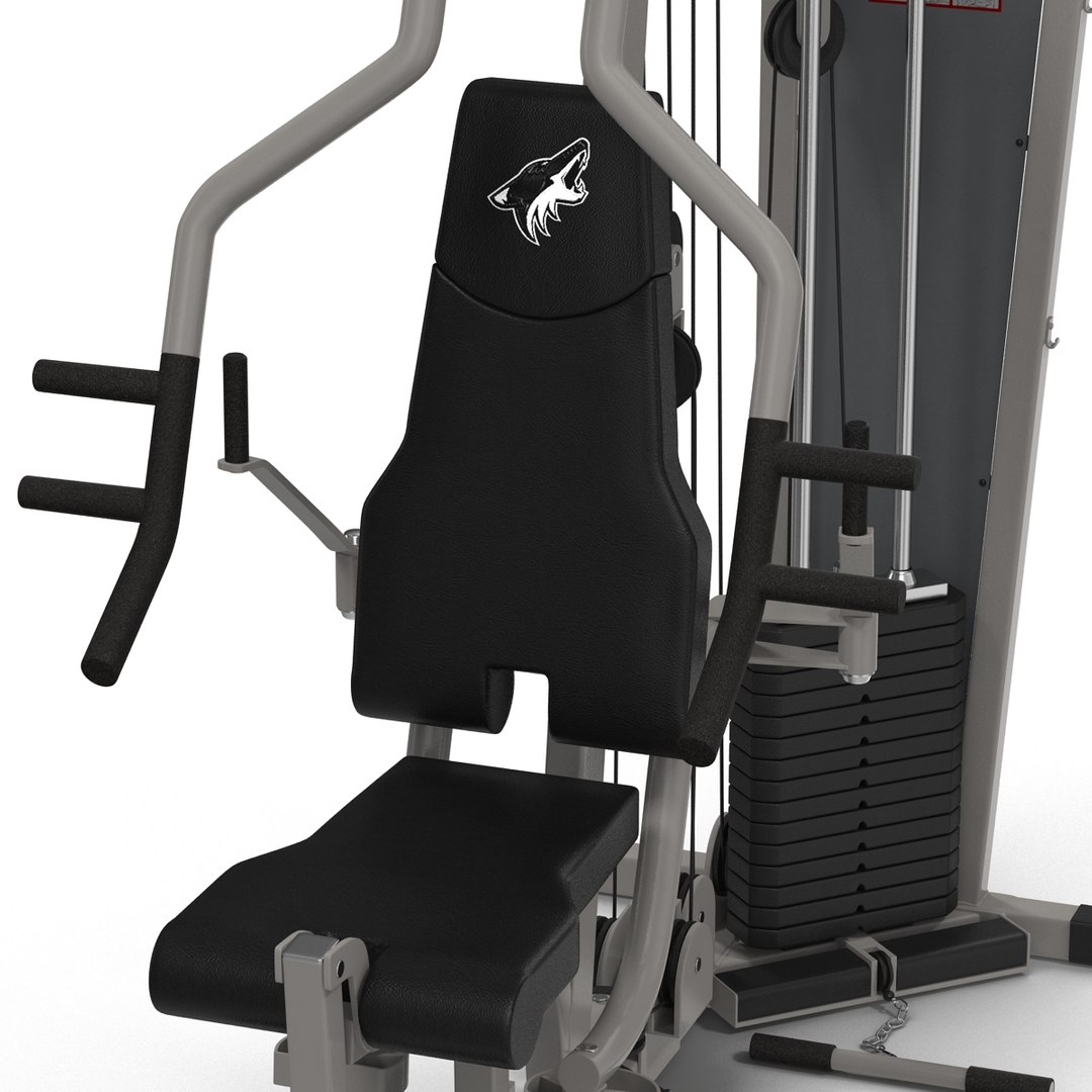 3d model weight machine modeled