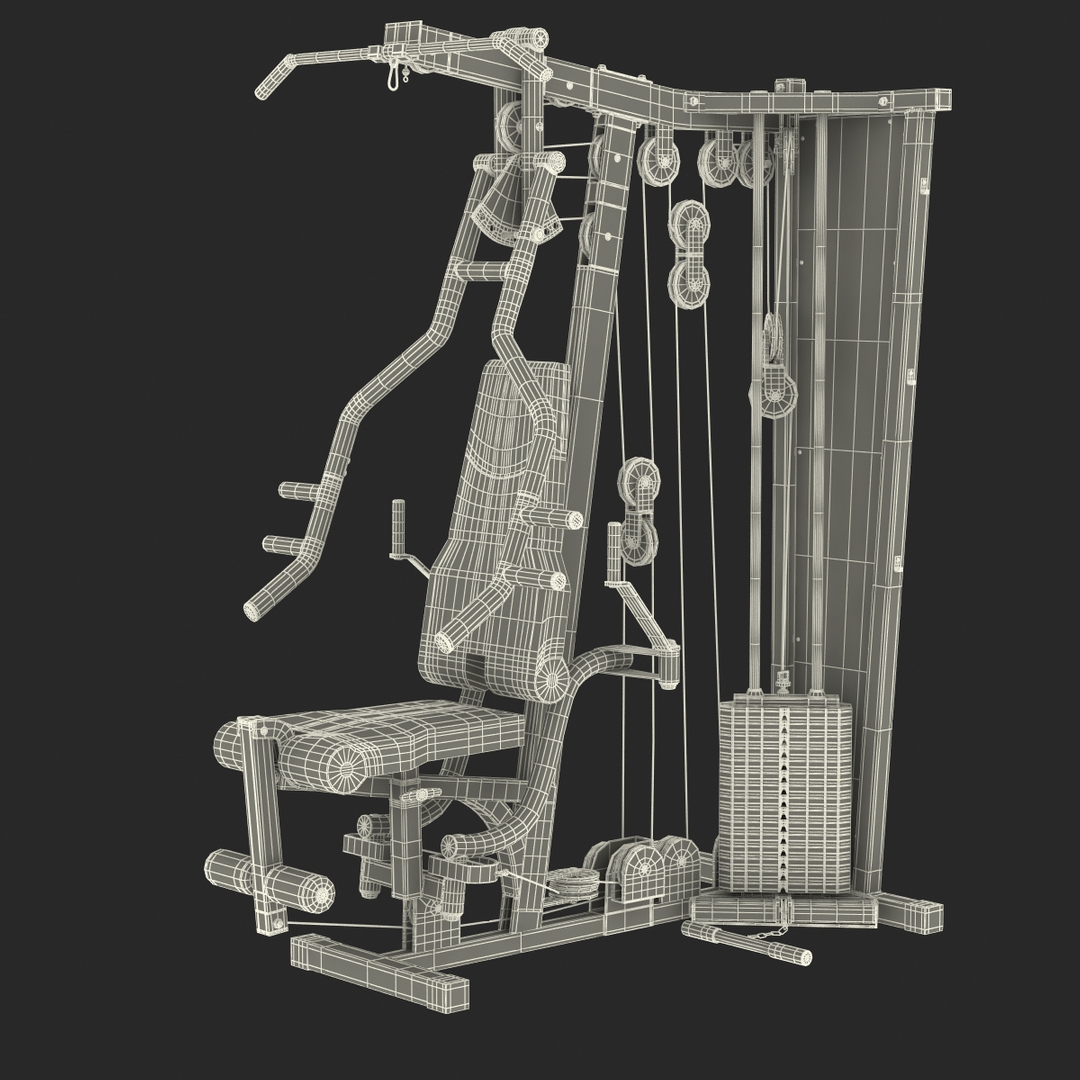 3d Model Weight Machine Modeled