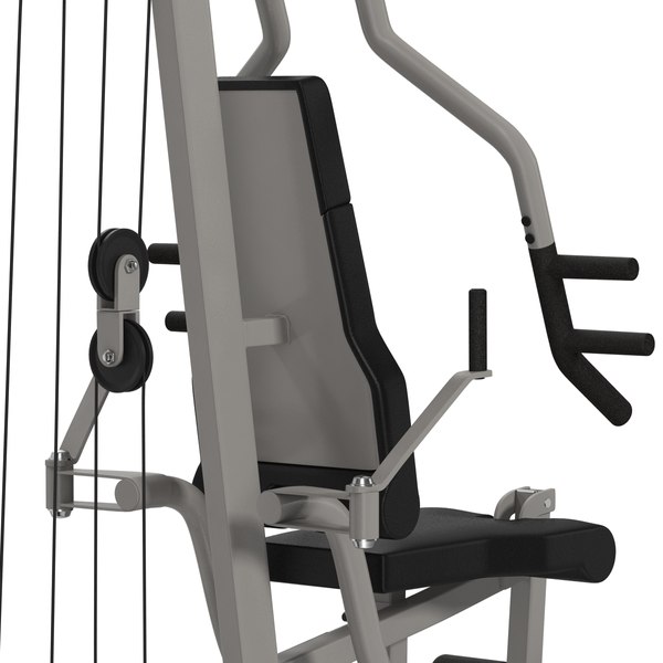 3d model weight machine modeled