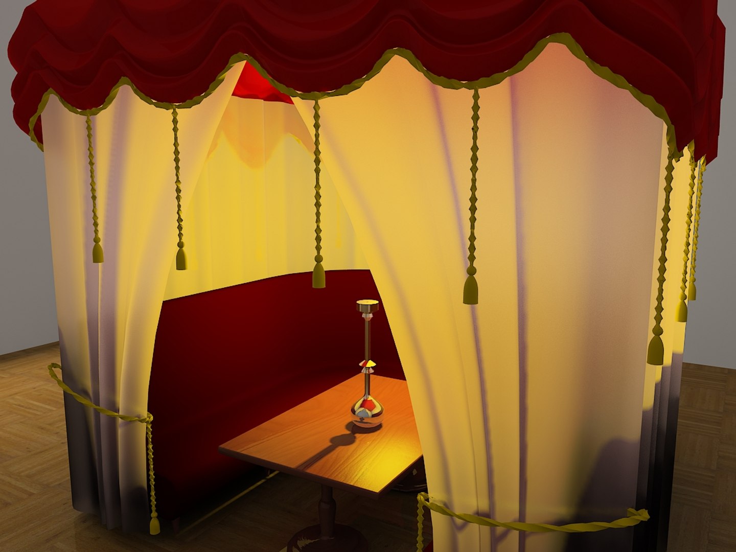 Narghile Sofa 3d Model