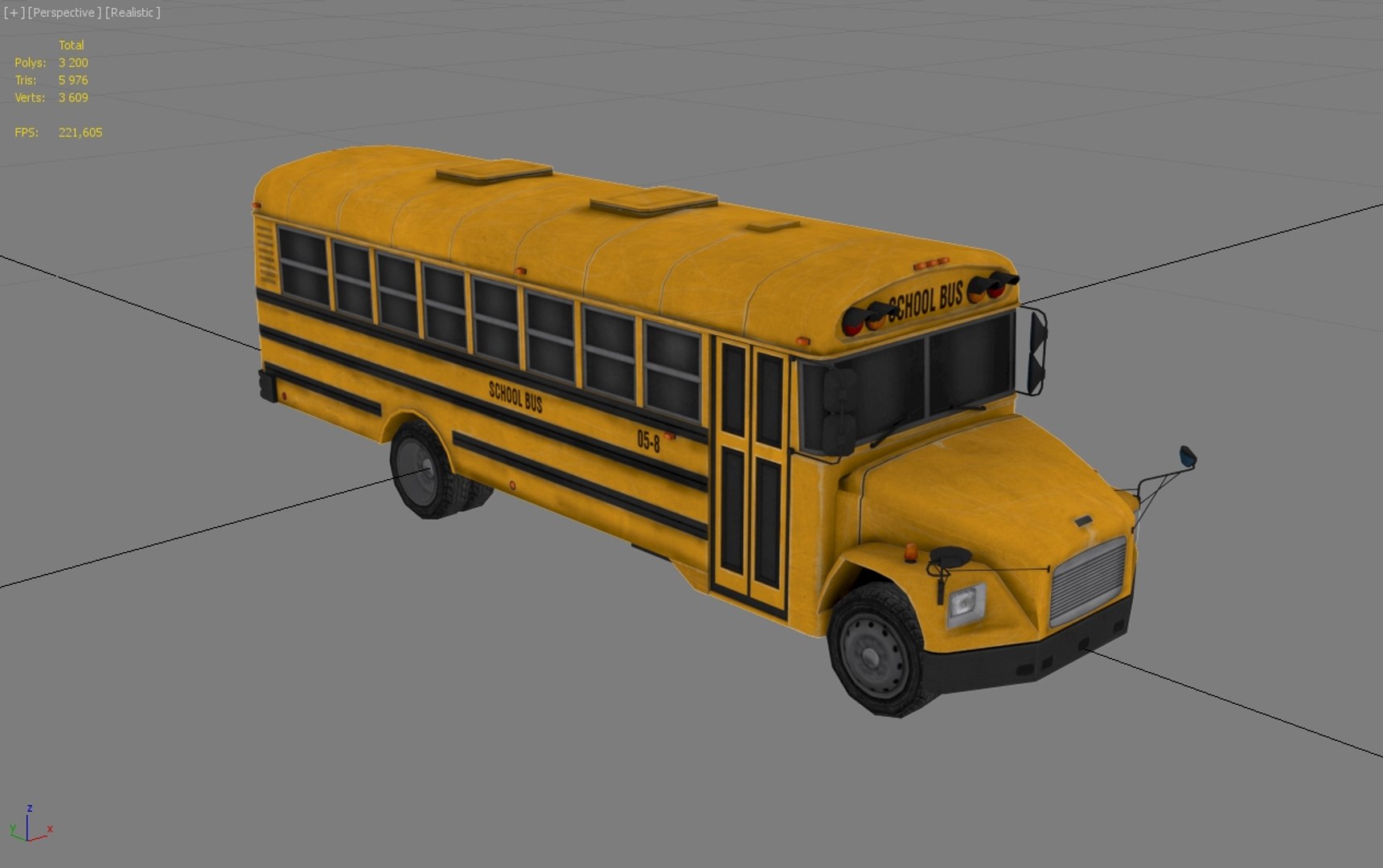 School Bus 3d Max