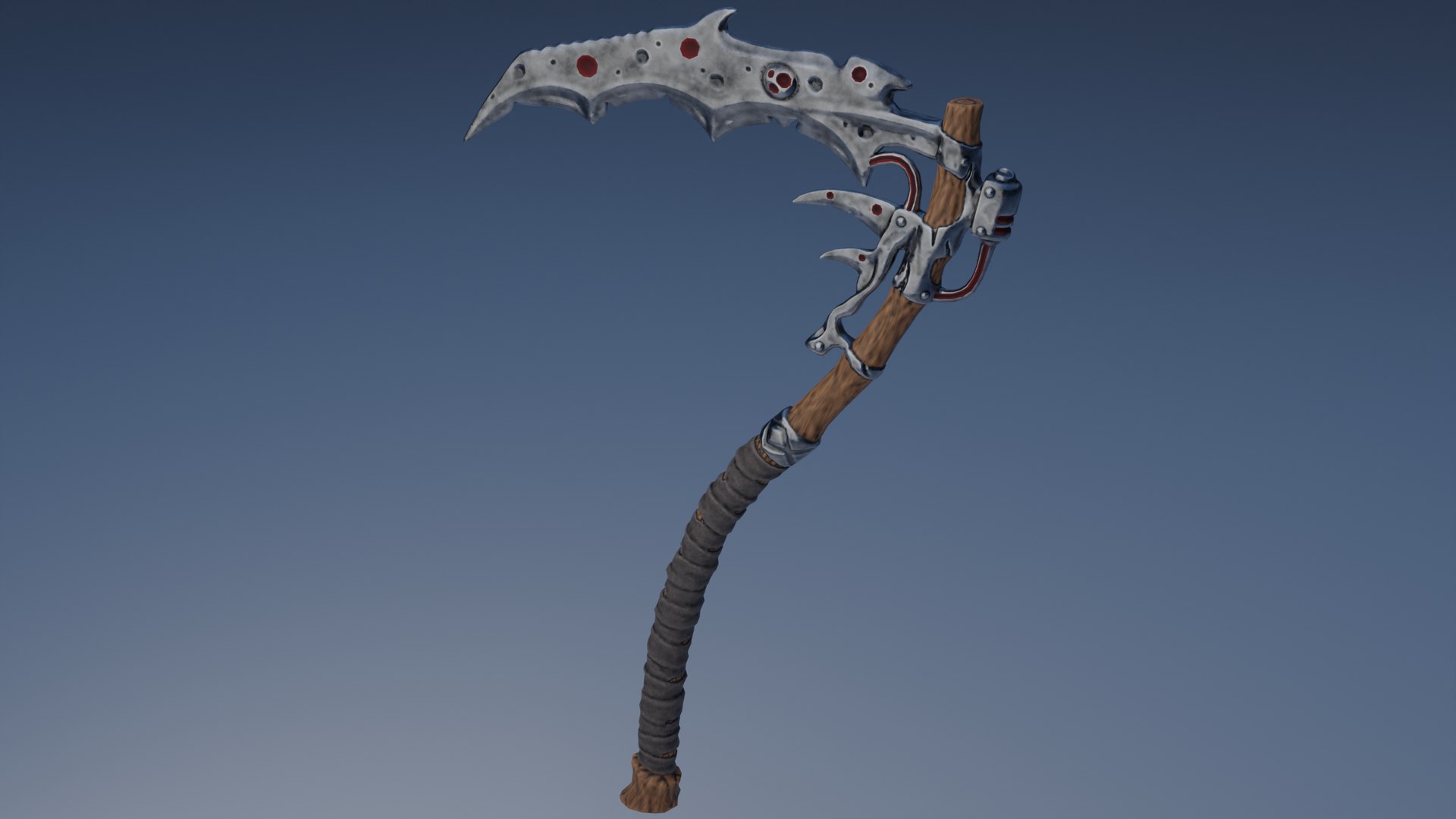 3D Fantasy low-poly scythe - TurboSquid 2096011