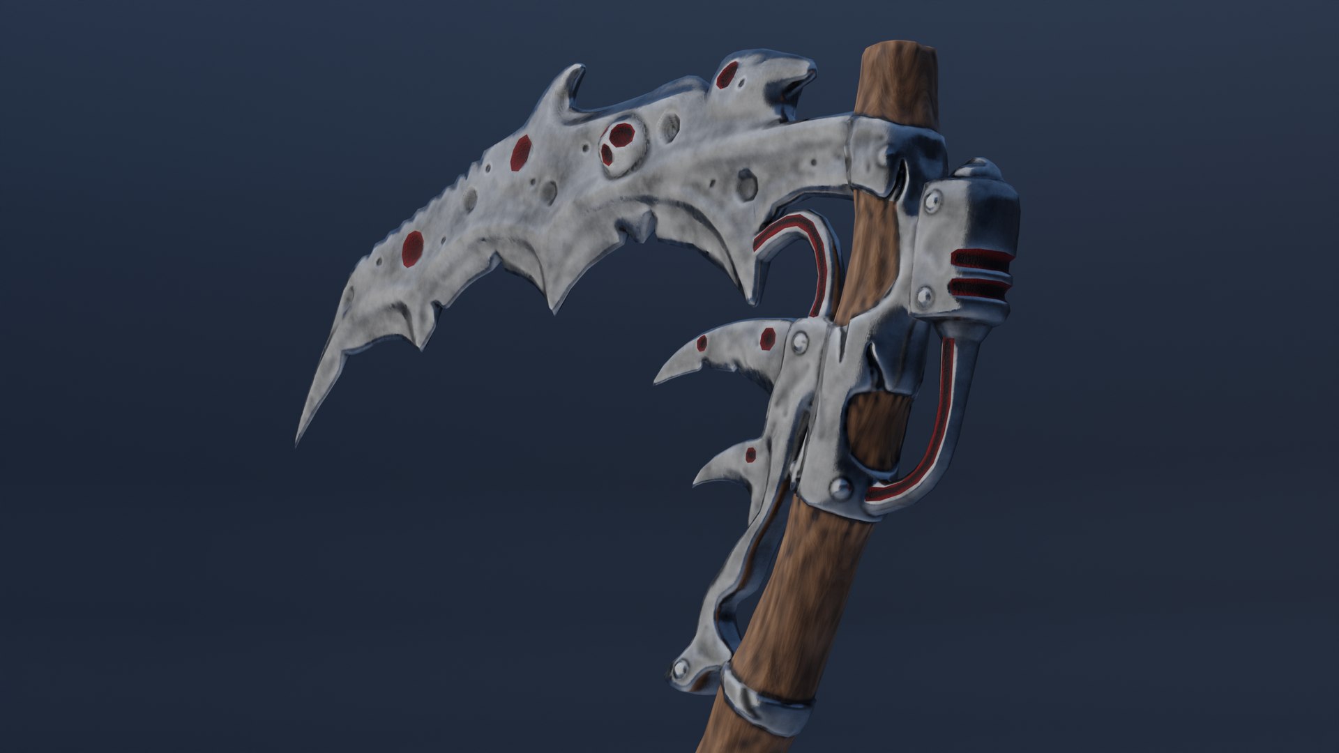 3D Fantasy low-poly scythe - TurboSquid 2096011
