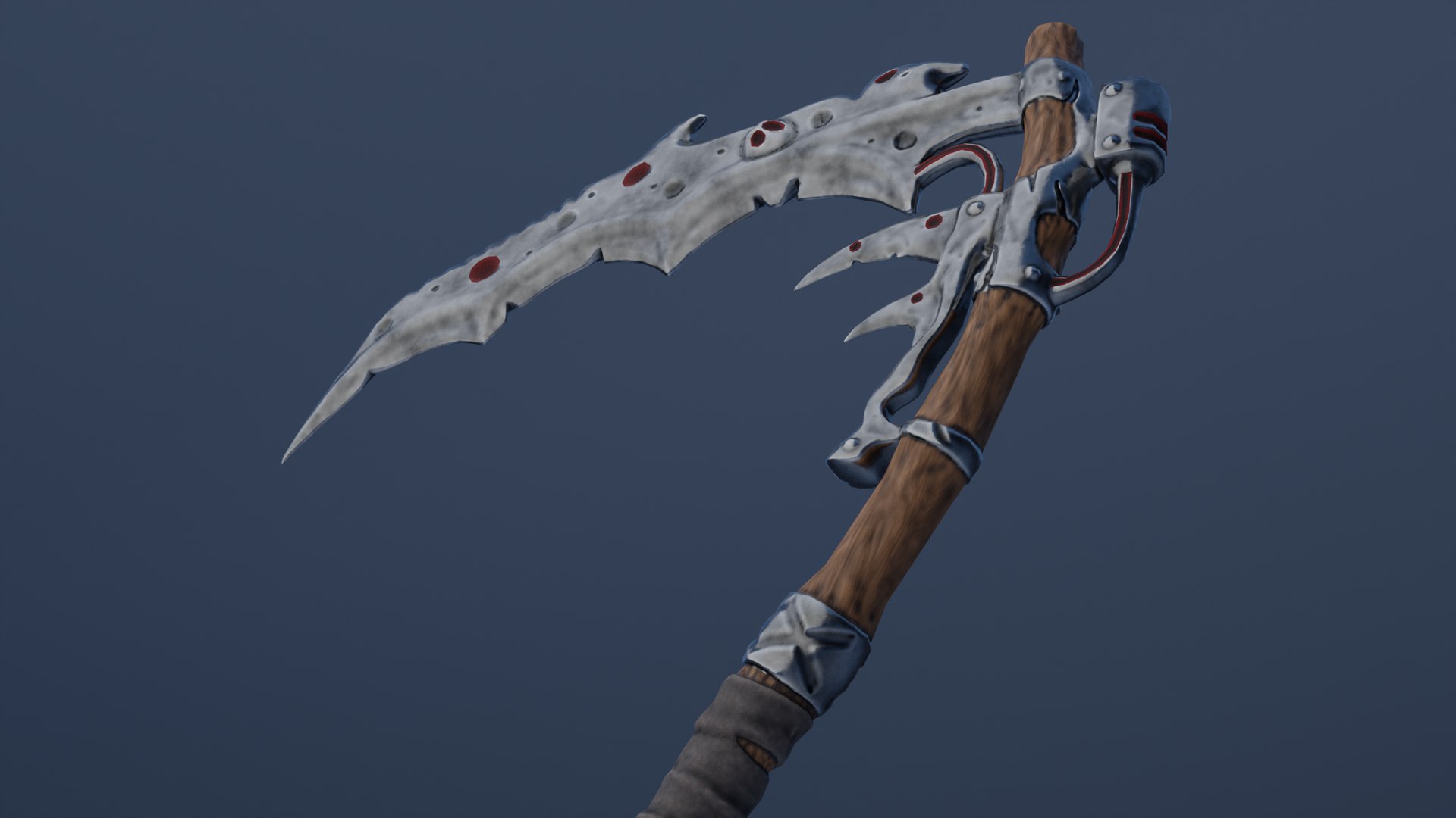 3D Fantasy low-poly scythe - TurboSquid 2096011