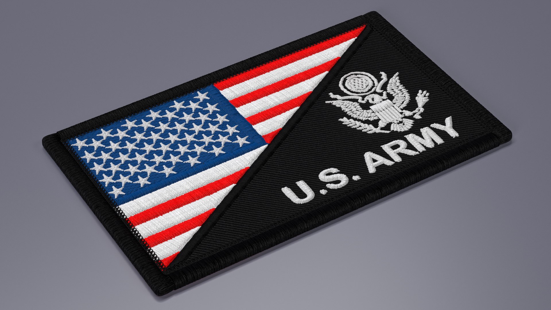 US Army Flag Military Patch 3D Model - TurboSquid 2202014