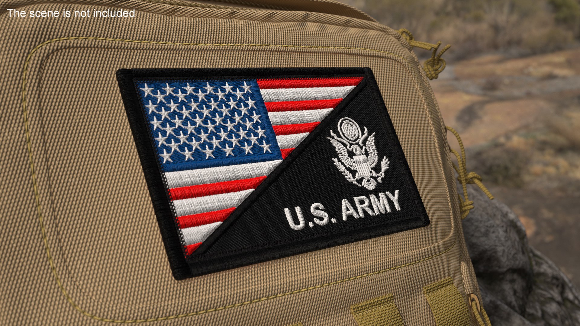 US Army Flag Military Patch 3D Model - TurboSquid 2202014