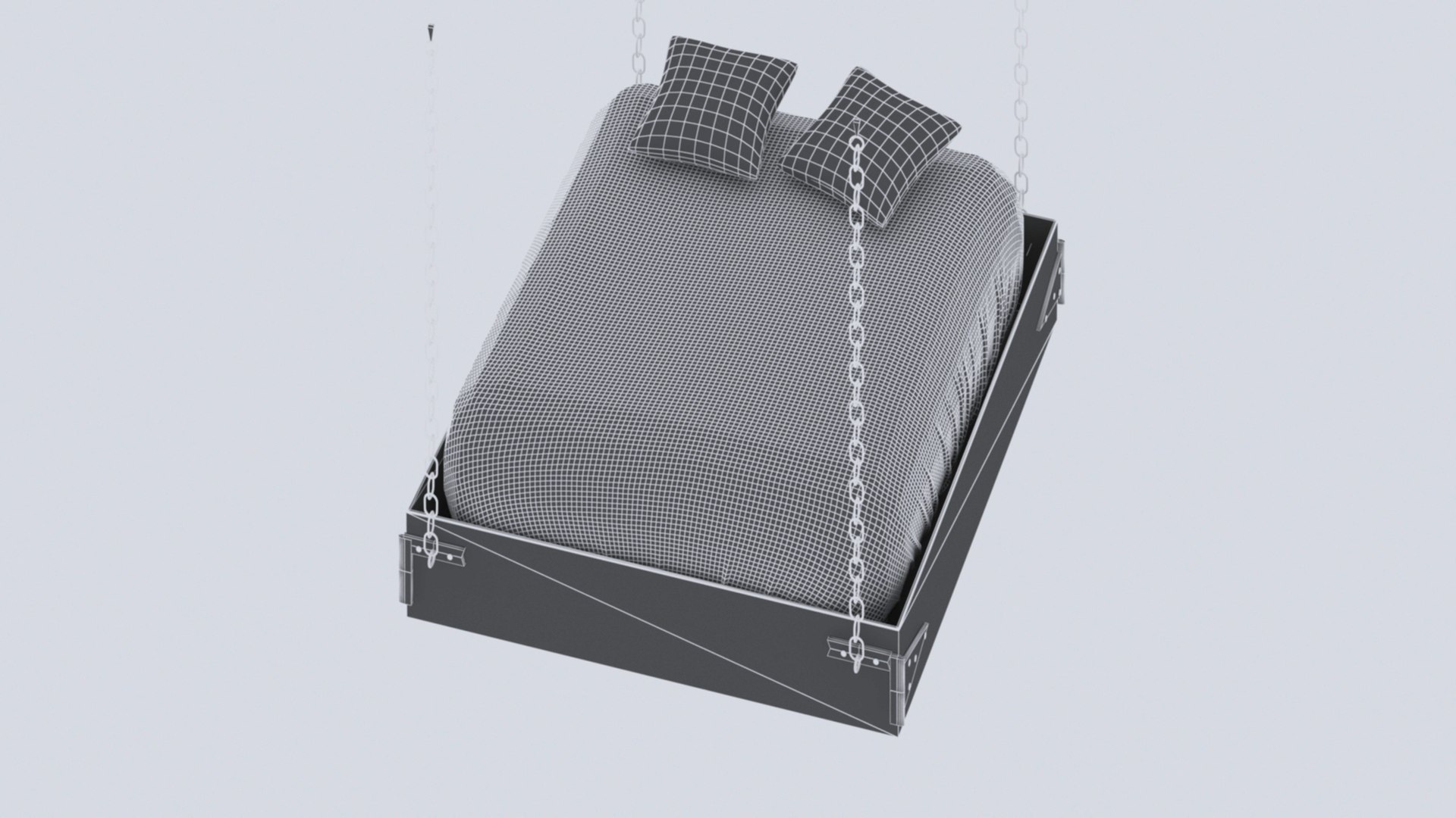 3D Hanging Bed - TurboSquid 1841788