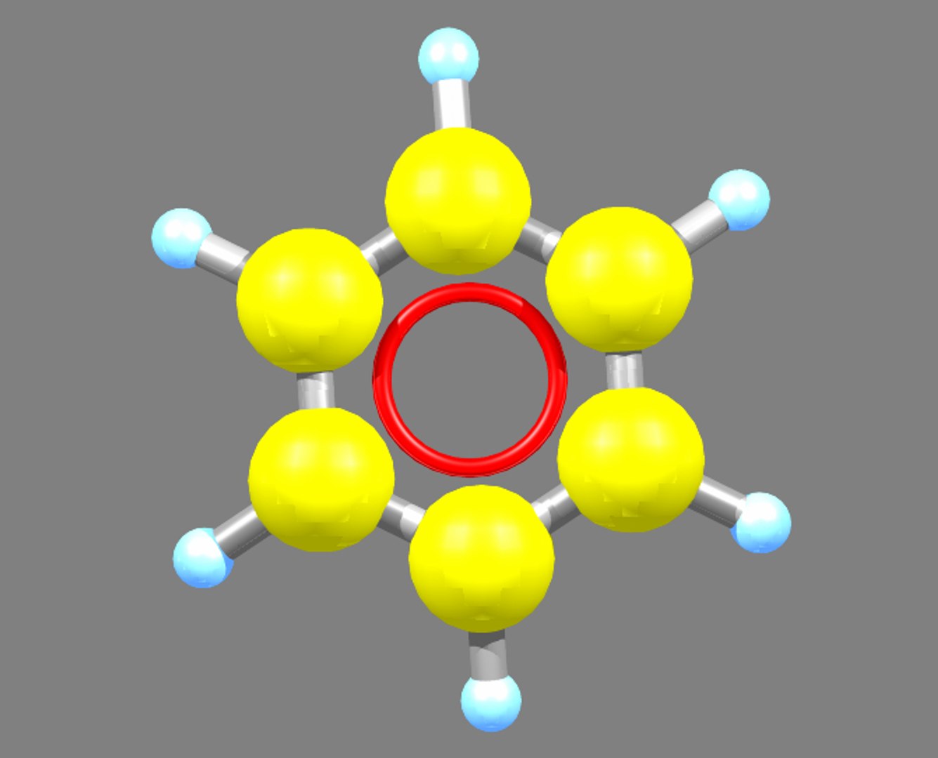 3D Benzene Molecule - TurboSquid 1184222