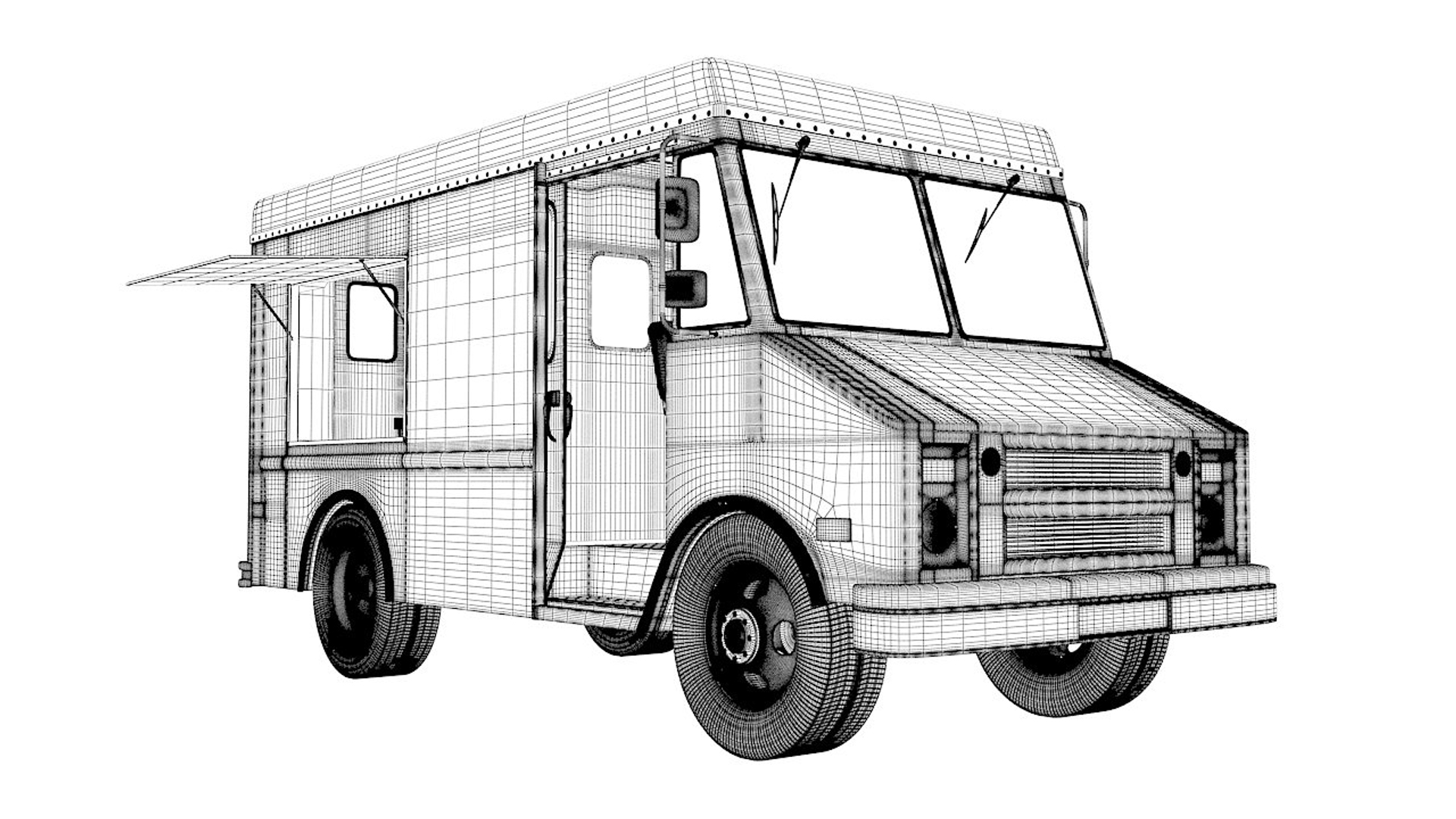 Step Van 3D model - TurboSquid 1738158