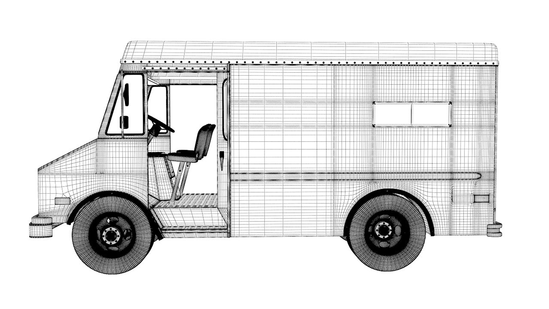 Step Van 3D model - TurboSquid 1738158