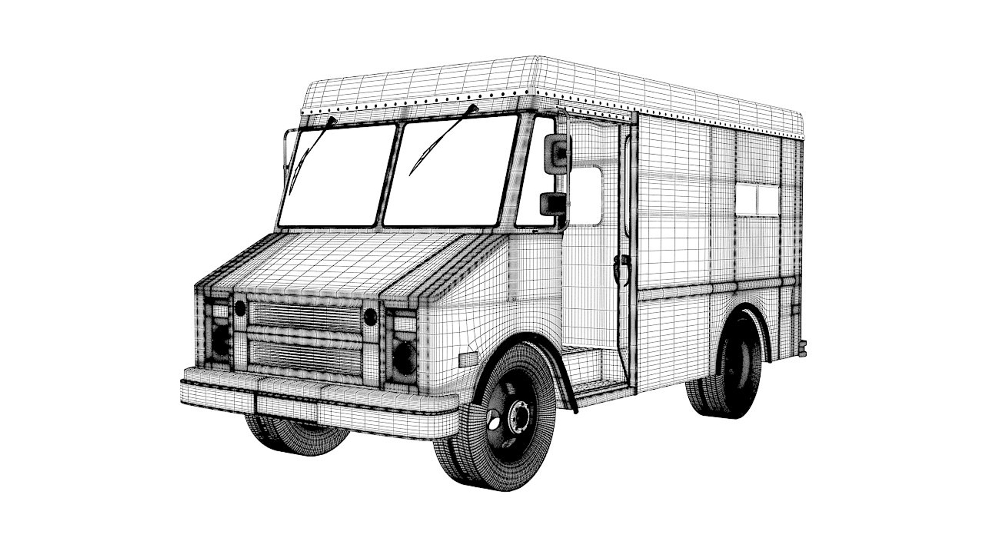 Step Van 3D model - TurboSquid 1738158