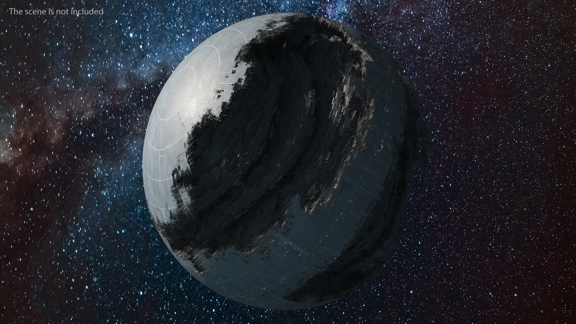 Star Wars Death Star Destroyed 3D model - TurboSquid 2116198