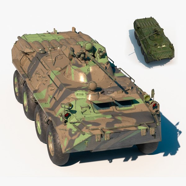 BTR-80A 3D 모델 - TurboSquid 2038405