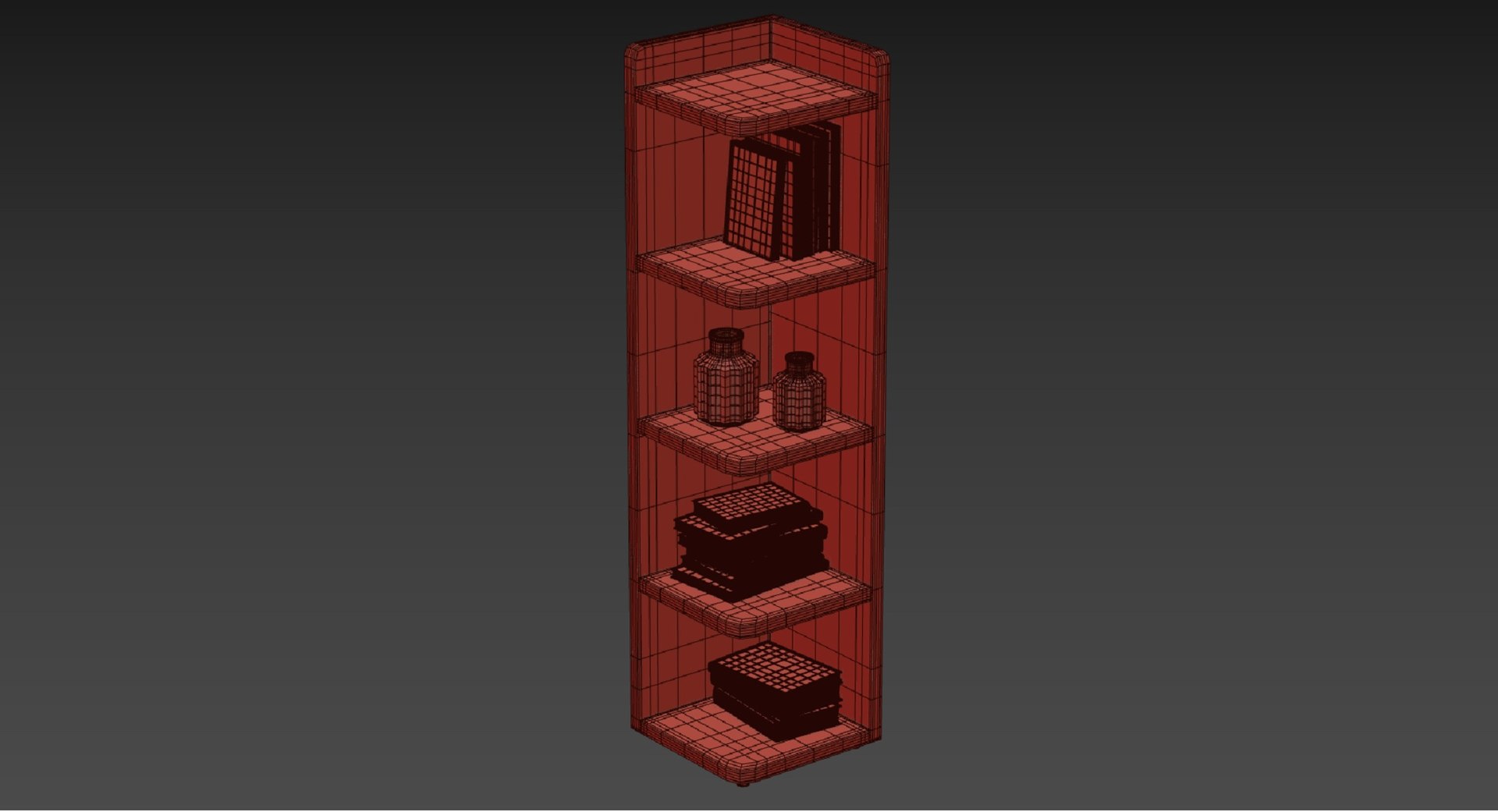 Corner Bookshelf Set 3D Model - TurboSquid 1839594