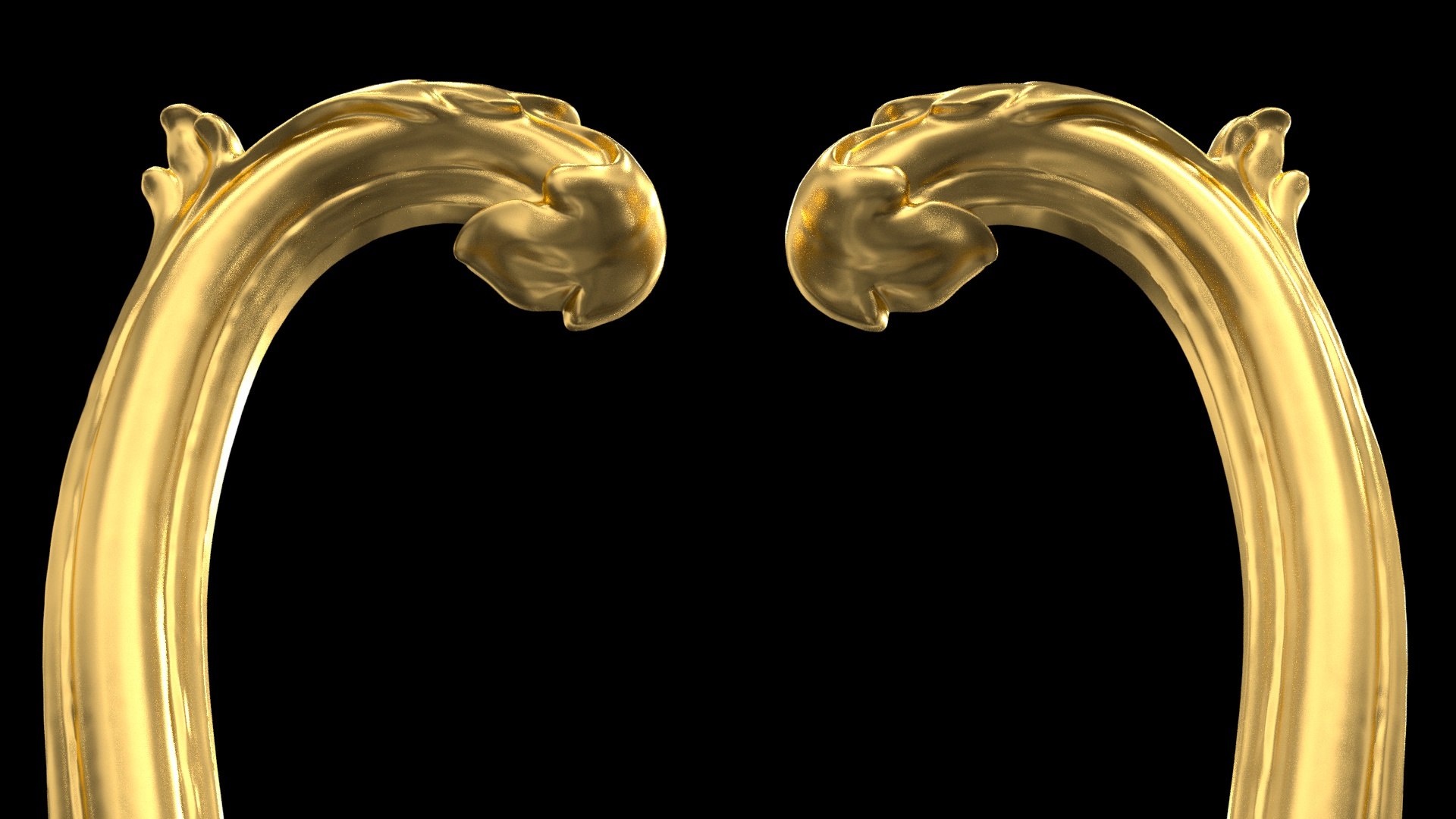 3D Plaster Decorative Bow DS323 - TurboSquid 2385298