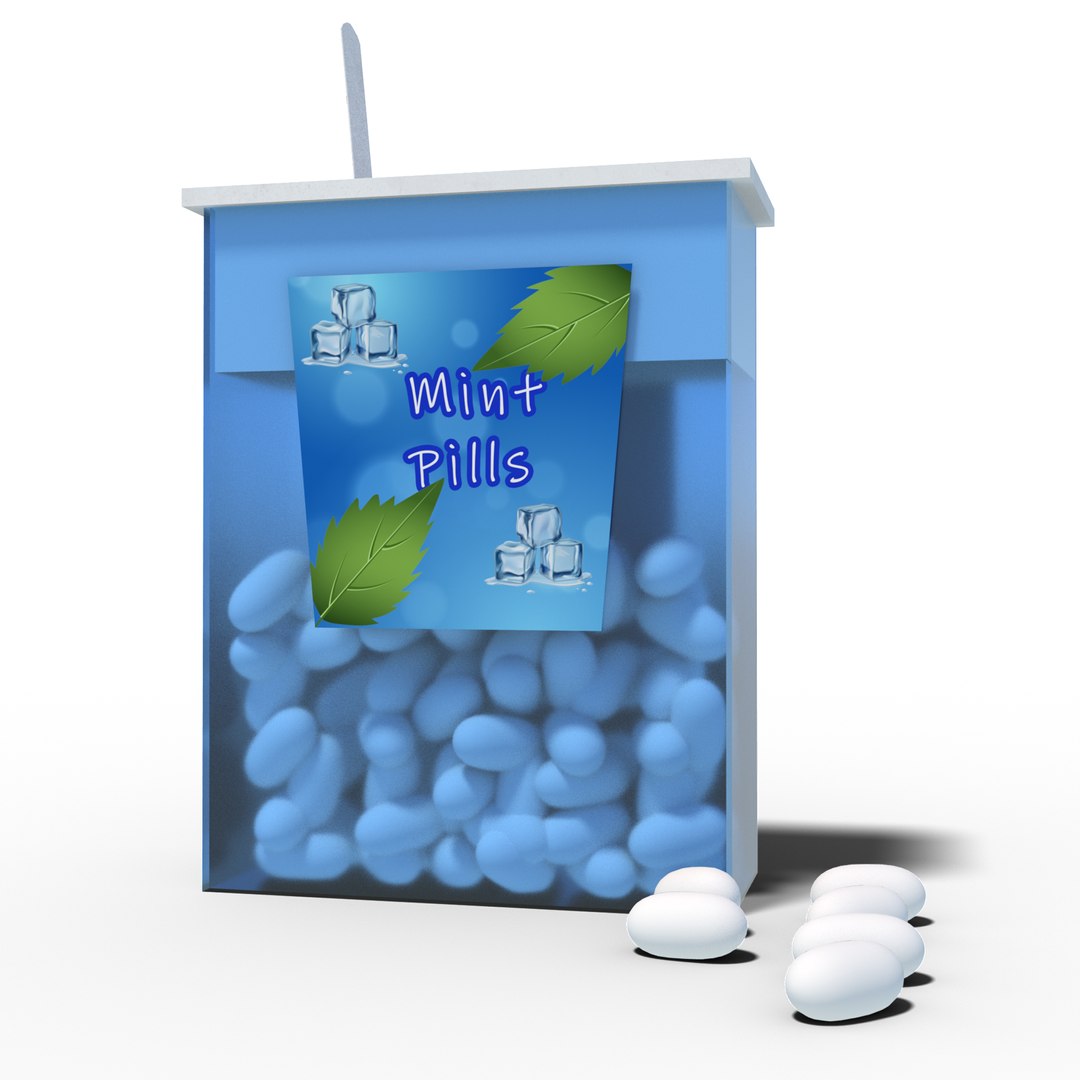Mouth Freshener Pills 3D Model - TurboSquid 2081616