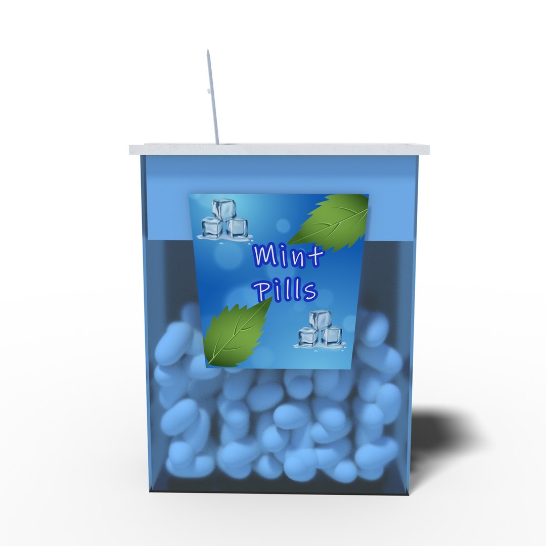 Mouth Freshener Pills 3D Model - TurboSquid 2081616