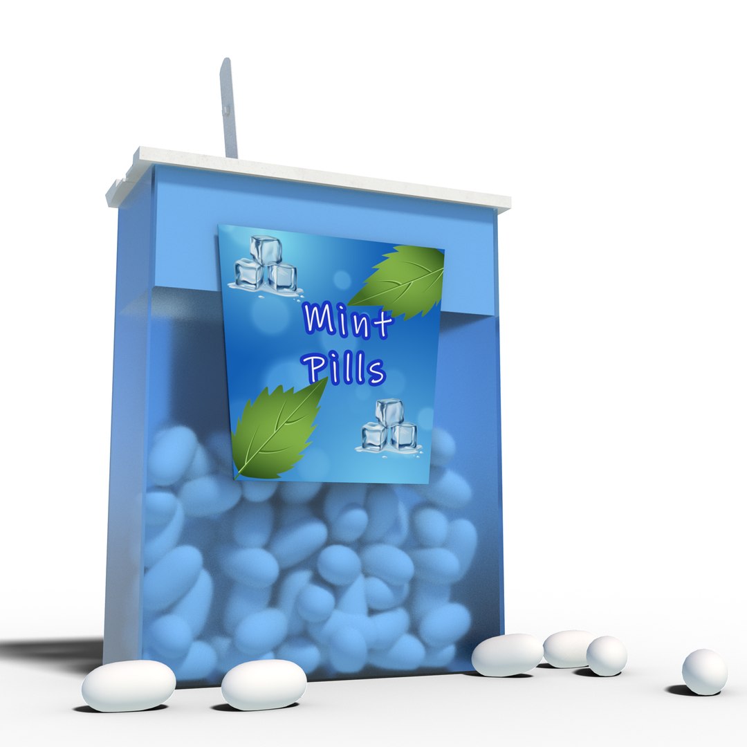 Mouth Freshener Pills 3D Model - TurboSquid 2081616