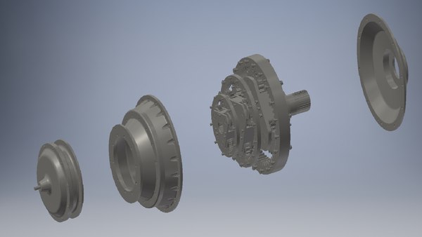 modelo 3d modelo 3d de caja de cambios planetaria - TurboSquid 2163708